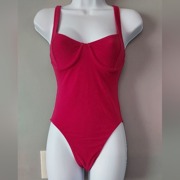 Seea | Swim | Seea Ginger Terry Hot Pink Onepiece Swimsuit Szs | Poshmark